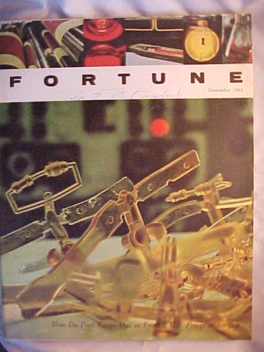 December 1962 Fortune Magazine Cover Art by Ivan Massar Has 226 Pages ...