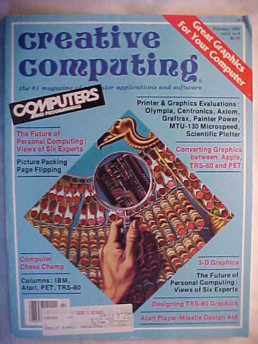 February 1982 Volume 8 Number 2 Creative Computing Magazine With ...