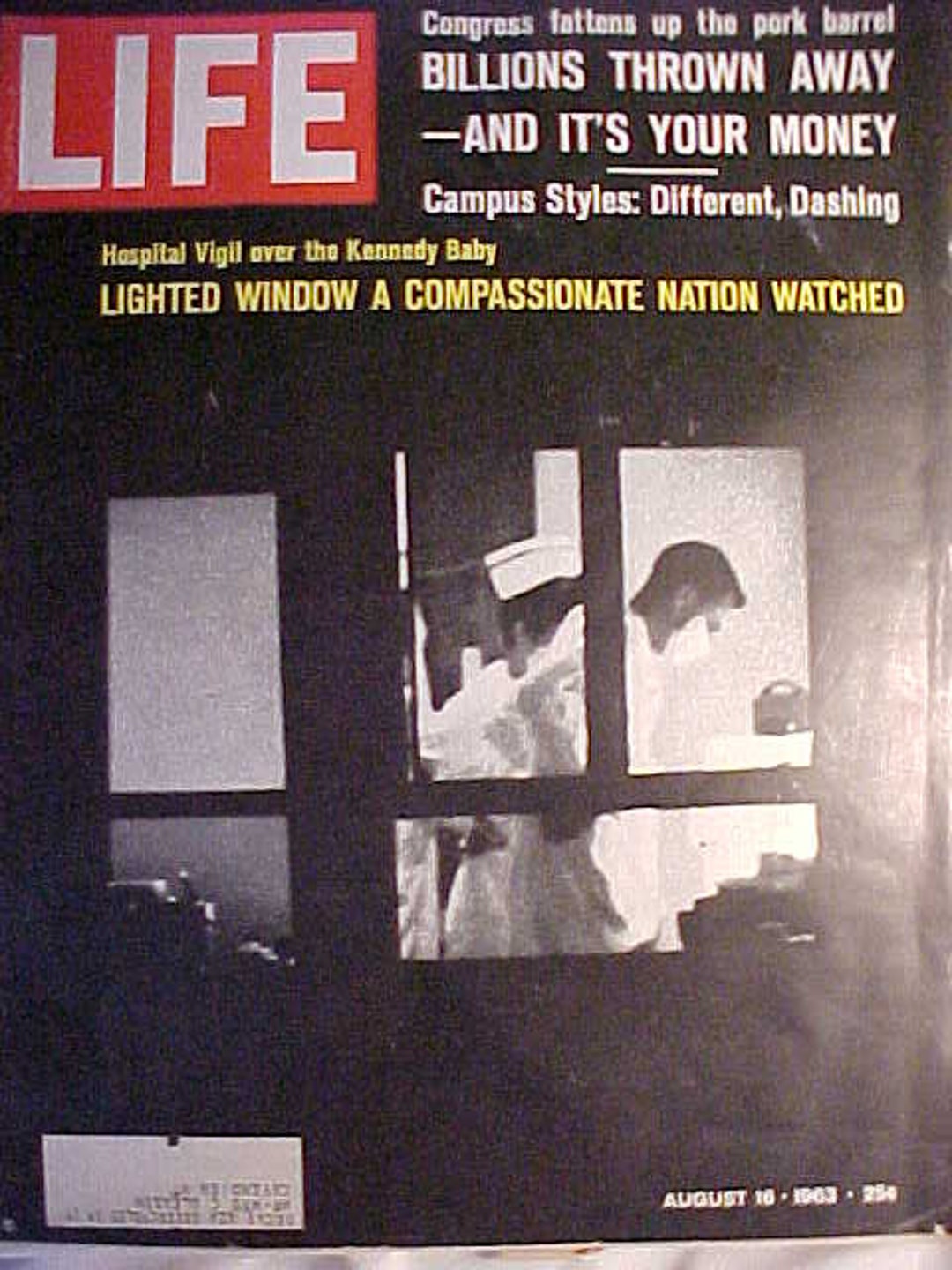 August 16 1963 LIFE Magazine With Patrick Bouvier Kennedy on - Etsy