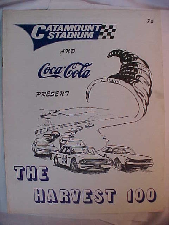 1975 Catamount Stadium Milton Vermont Racing Program Coca Cola - Etsy