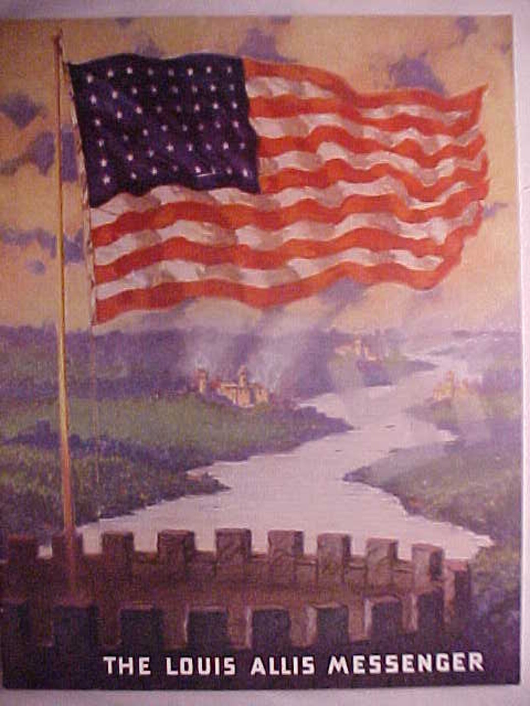 July-august 1944 the Louis Allis Messenger Magazine, American Flag ...