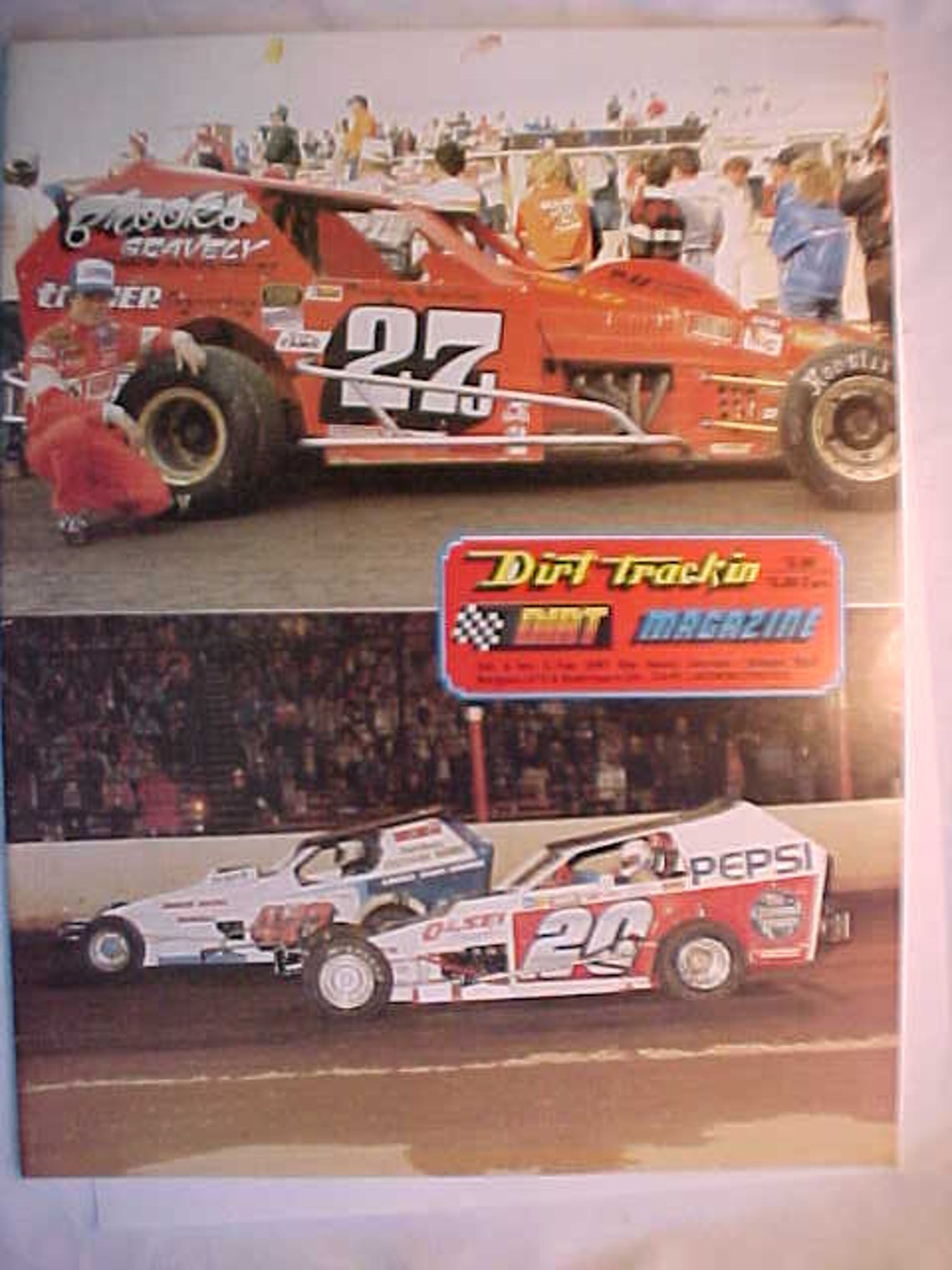 1987 Dirt Trackin Magazine Dirt of Central New York Weedsport - Etsy