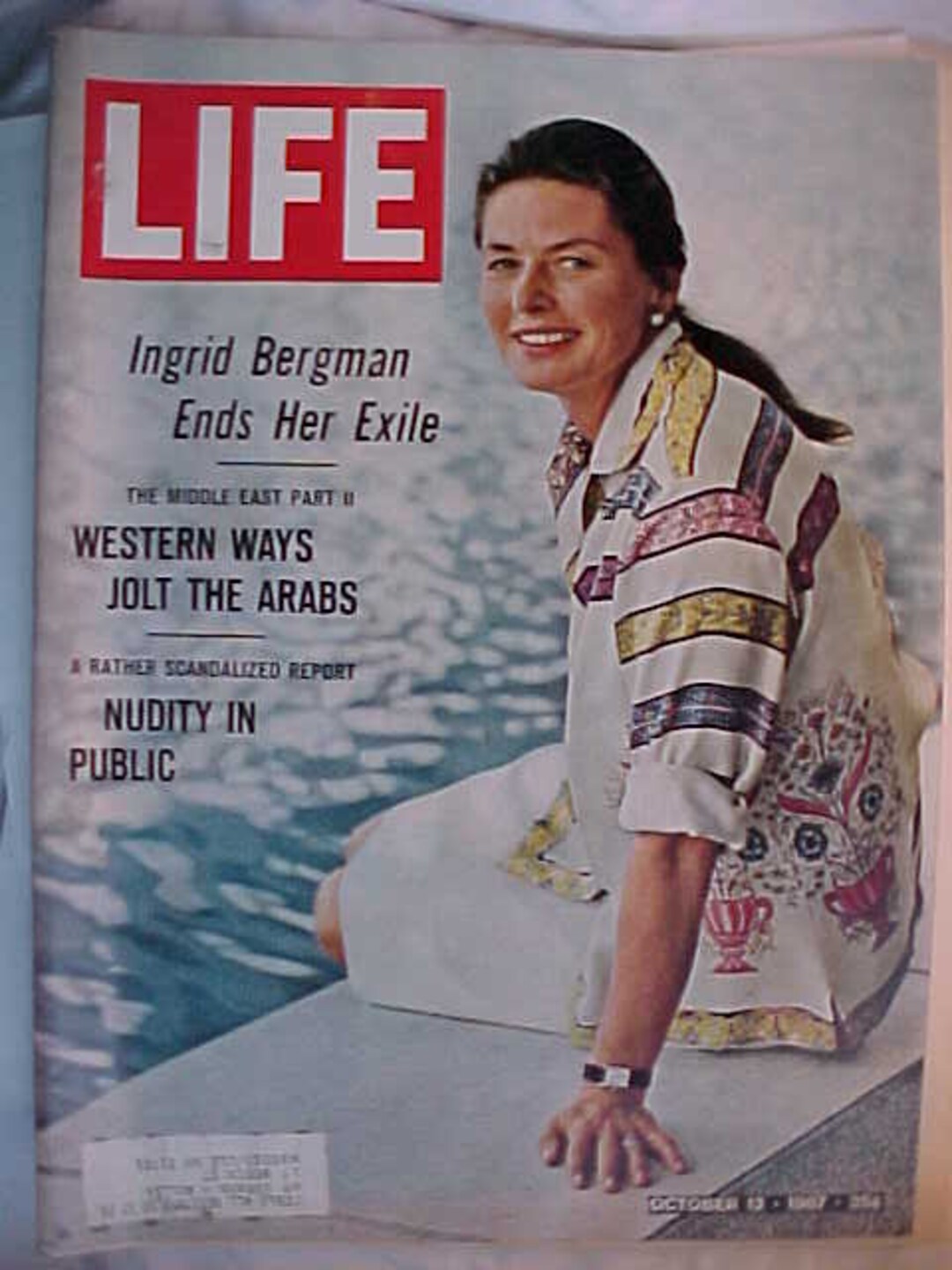 October 13, 1967 LIFE Magazine With Ingrid Bergman on the Cover Has 126 ...