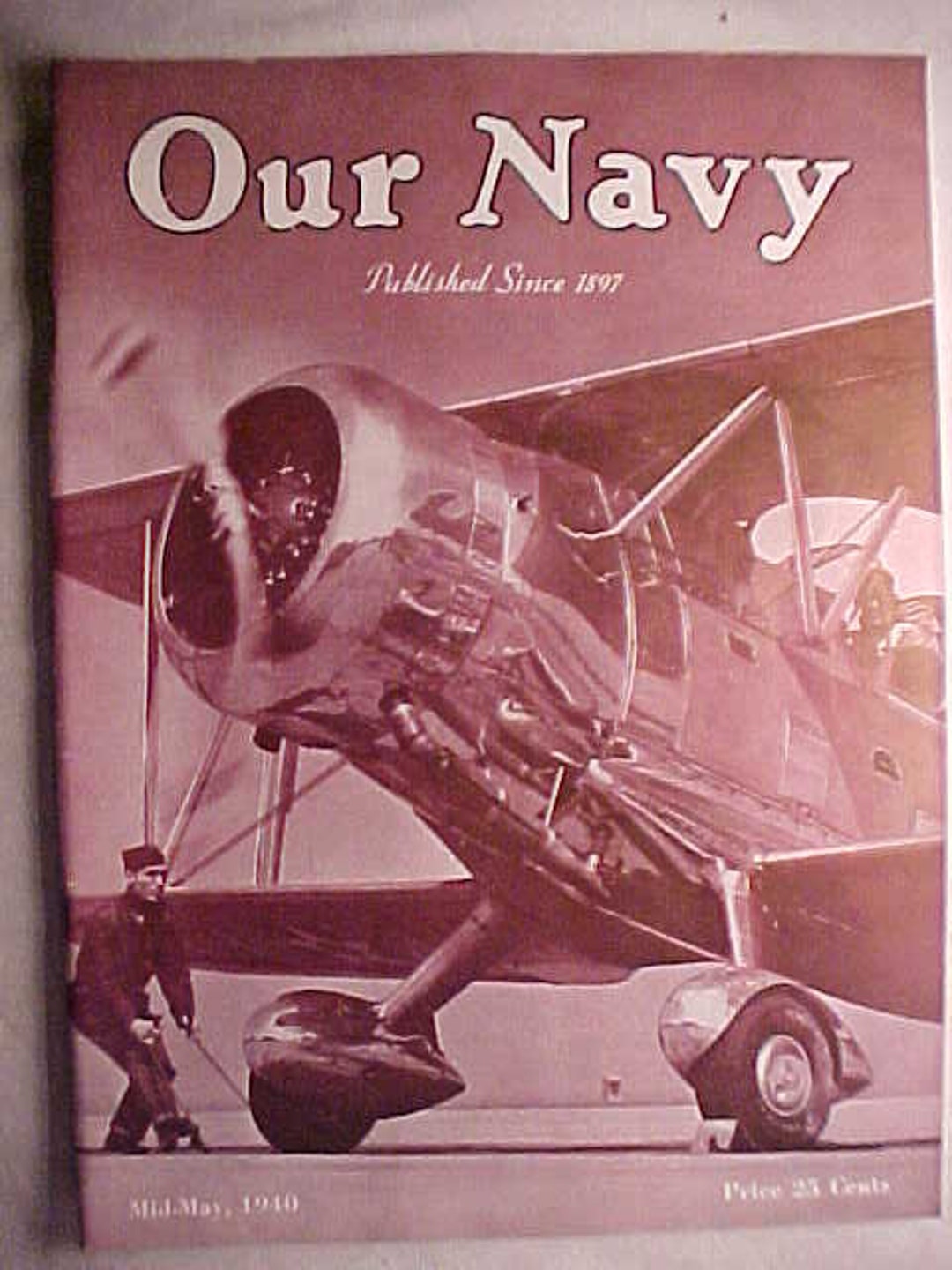 Mid May 1940 Our Navy Magazine With Curtiss Scout Cover Art by - Etsy