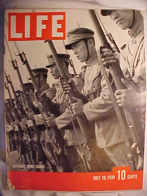 July 10 1939 LIFE Magazine With WWII Japanese Soldiers on the - Etsy
