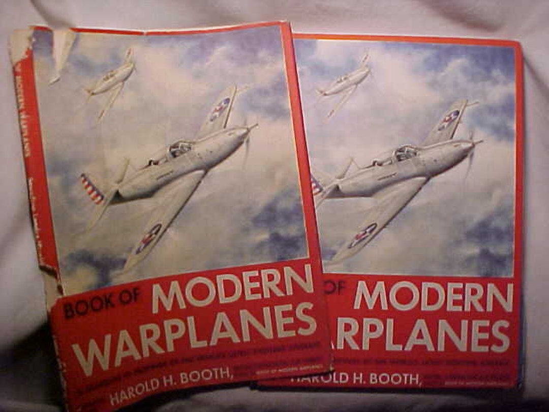 1942 Book of Modern Warplanes by Squadron Leader Harold H. Booth Royal ...