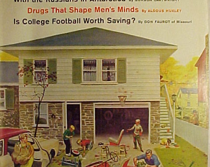 October 18, 1958 Saturday Evening Post Magazine Cover by Thornton Utz ...