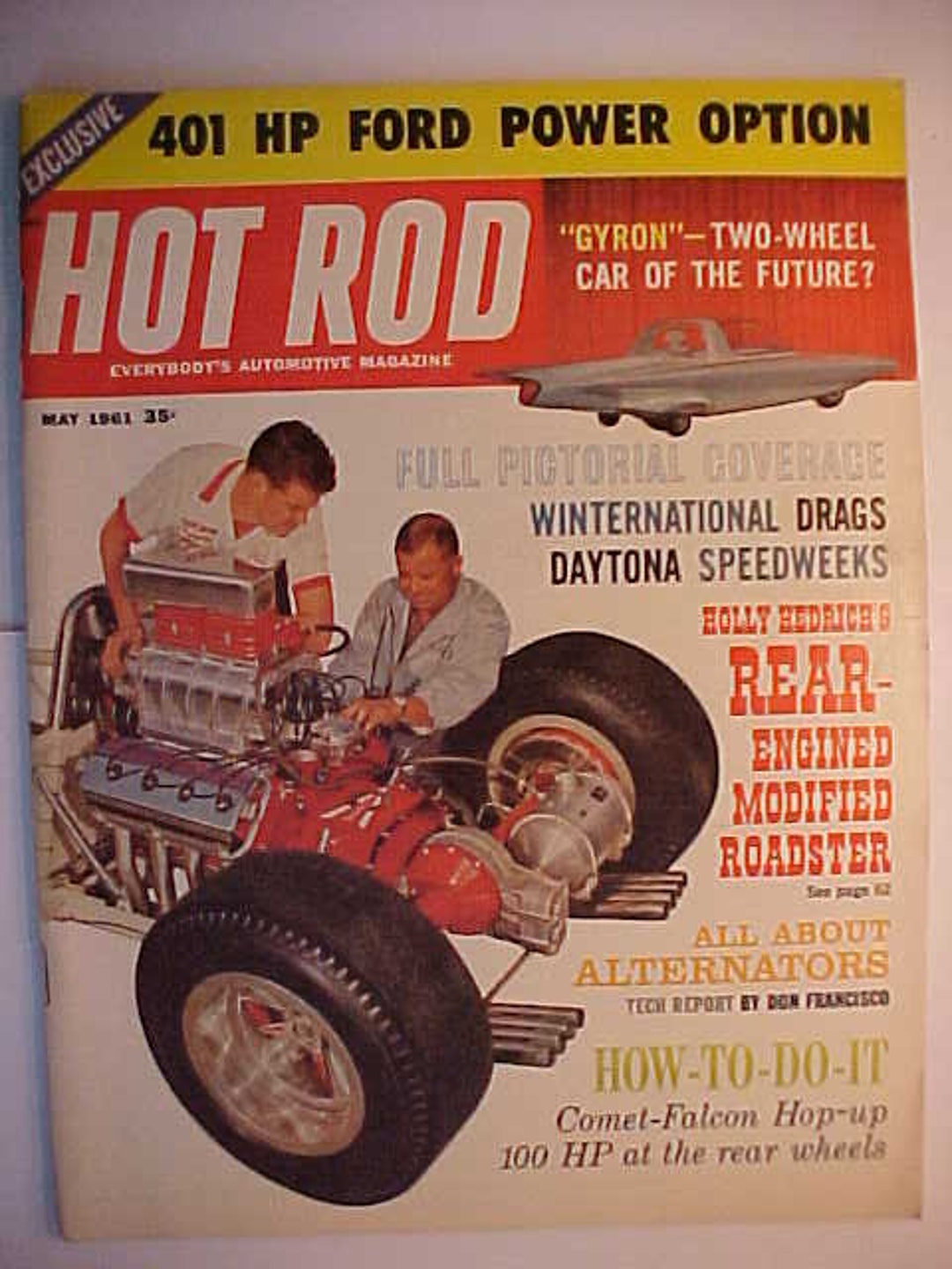 May 1961 Hot Rod Magazine Has 122 Pages of Ads and Articles With Nice ...