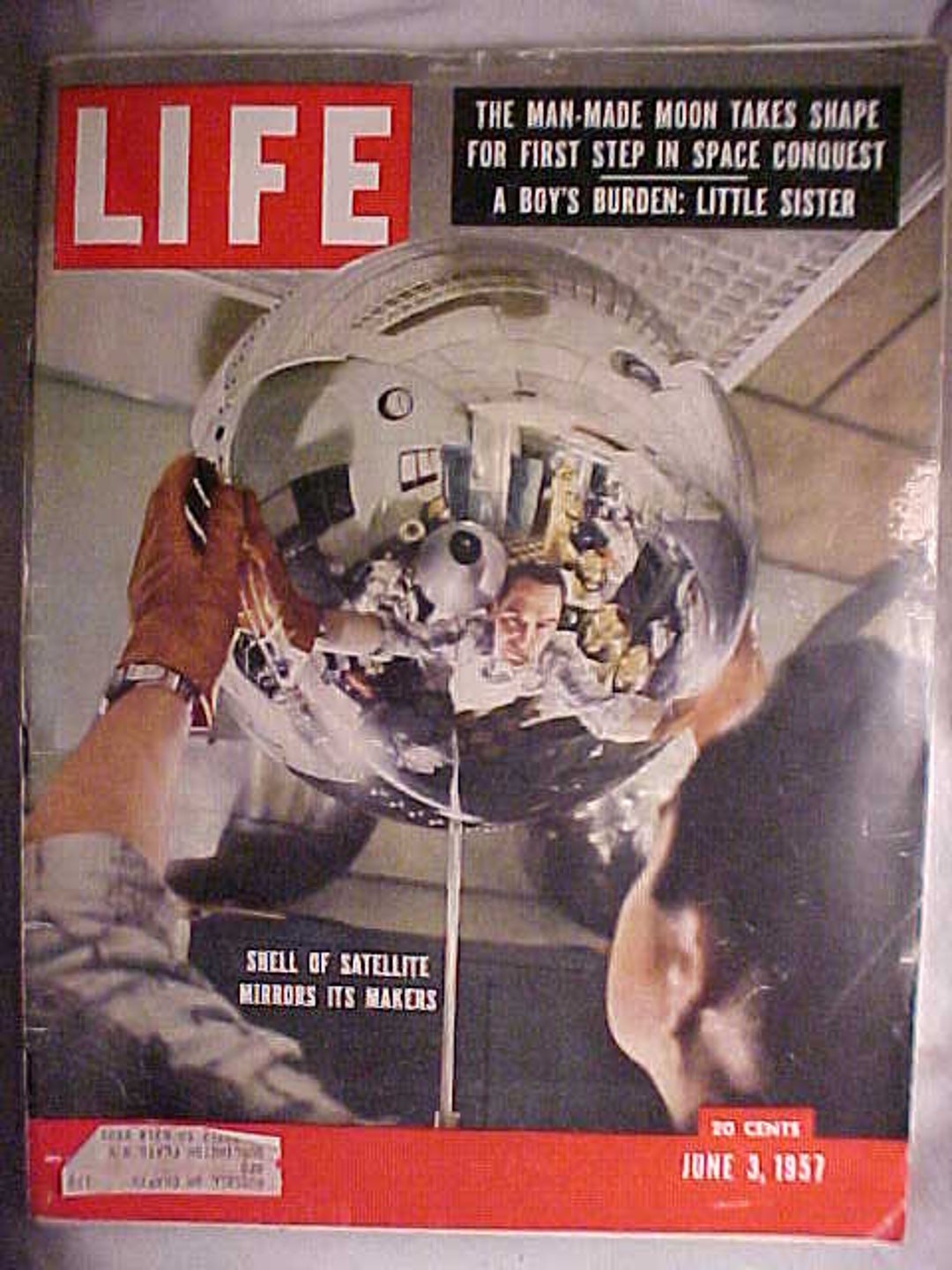 June 3, 1957 LIFE Magazine With Space Travel Satellite Shell on the ...