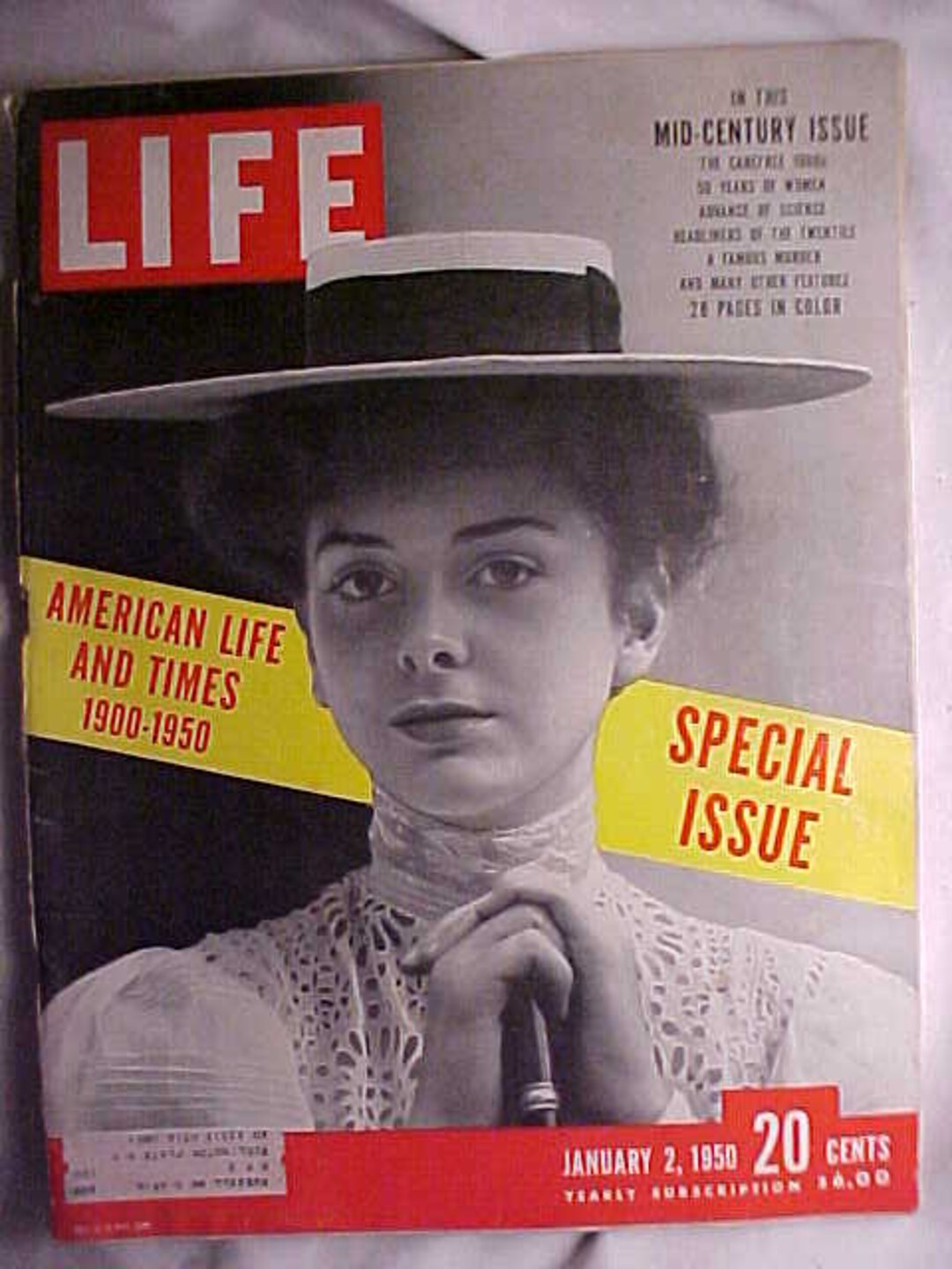 January 2, 1950 LIFE Magazine With Mary Hartig on the Cover Has 100 ...