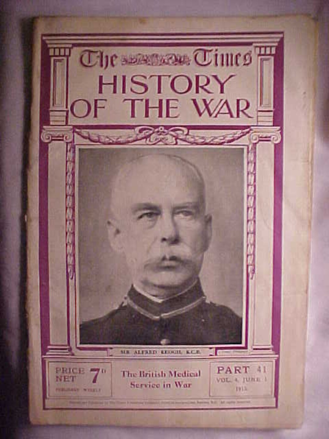 June 1, 1915 the Times History of the War by the Times London With Sir ...