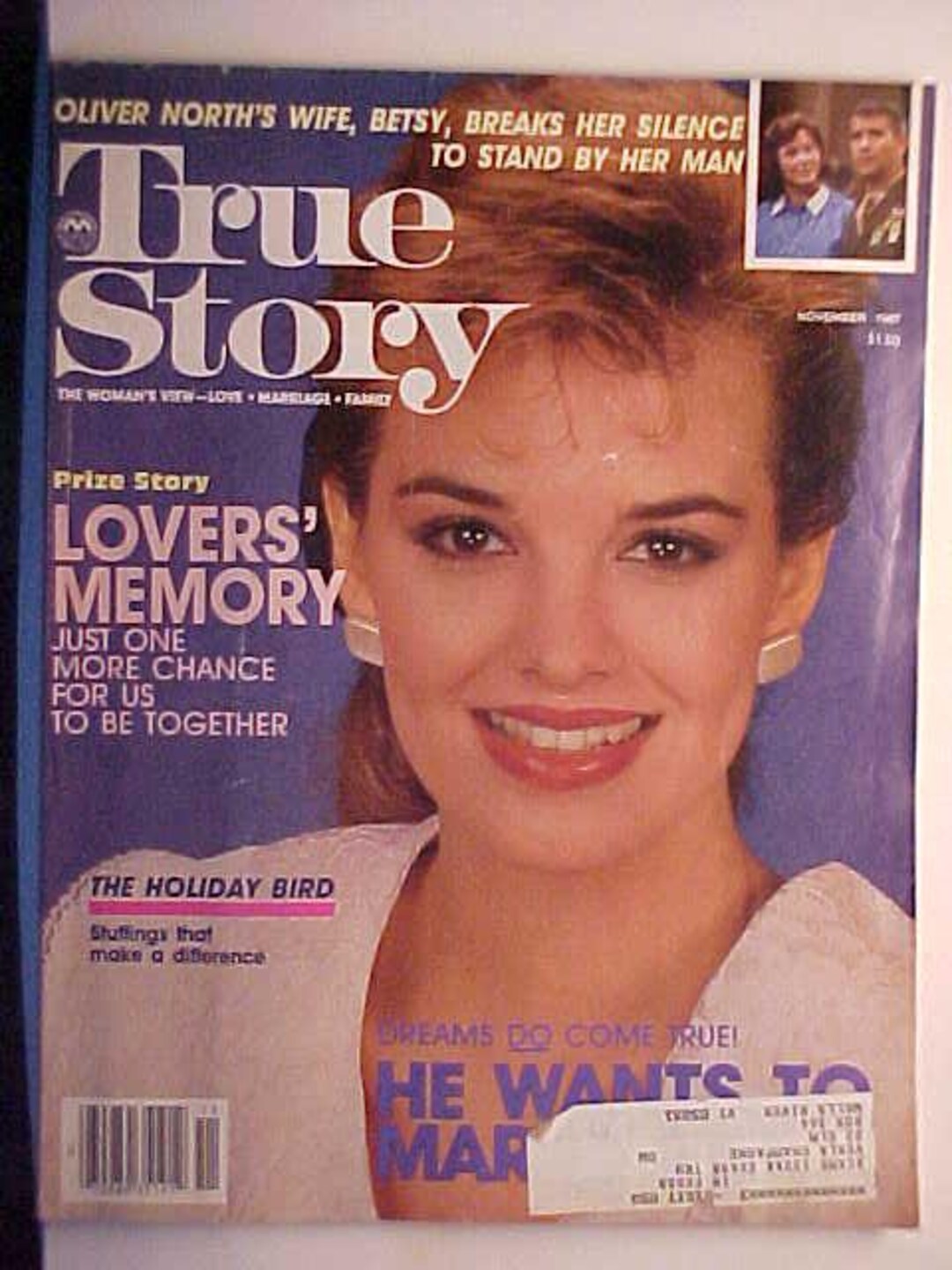 November 1987 True Story Magazine With Cover by William Waymack and Gus ...