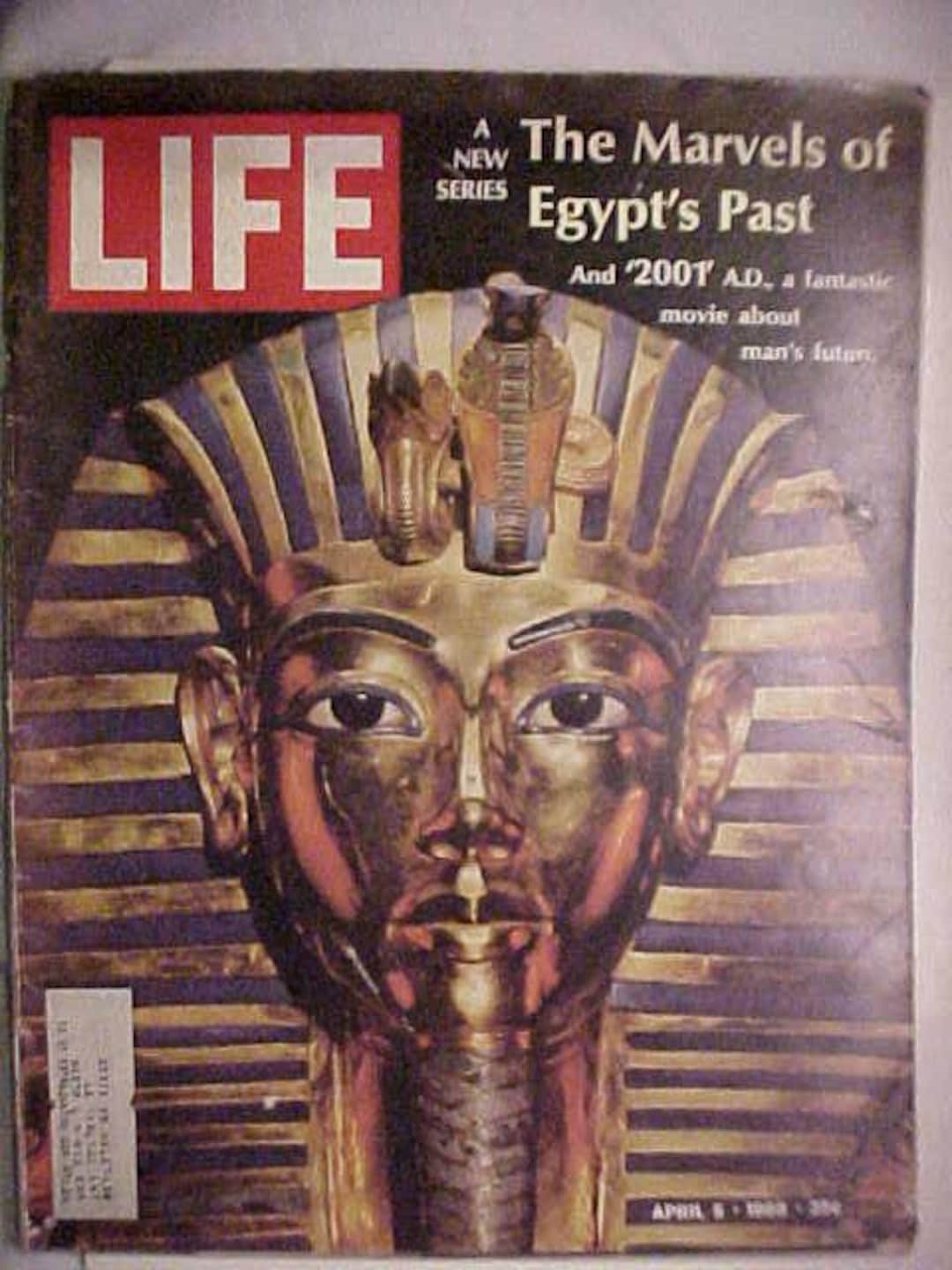 April 5, 1968 LIFE Magazine With King Tut on the Cover Has 92 Pages of ...