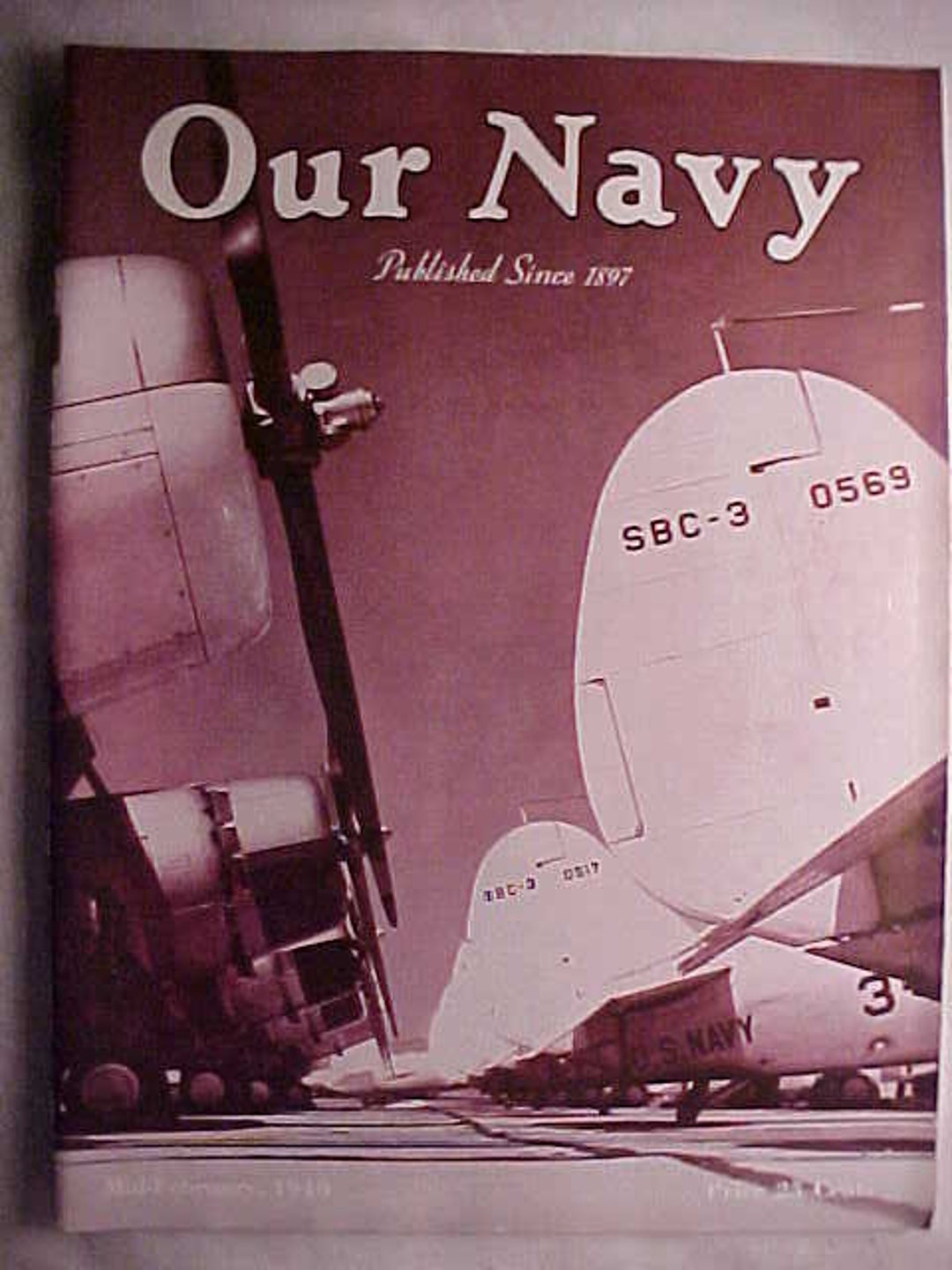 Mid February 1940 Our Navy Magazine With Cover Art by Navy Recruiting ...