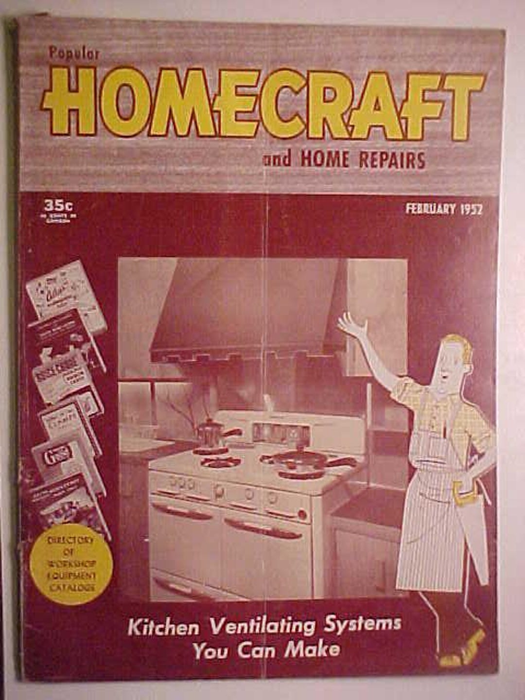 February 1952 Popular Home Craft Magazine, Has 60+ Pages of Ads ...