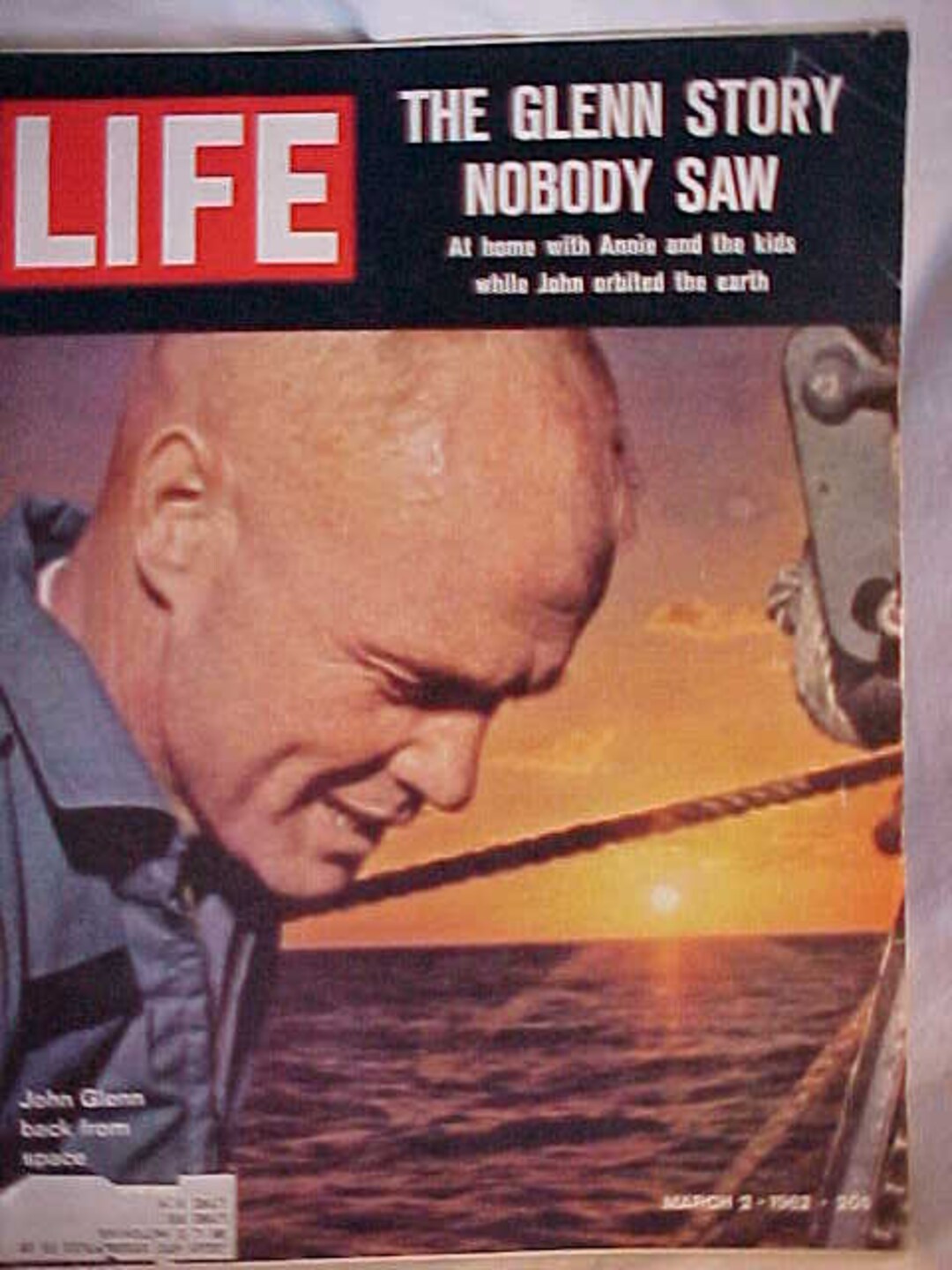 March 2, 1962 LIFE Magazine With John Glenn Space Travel on the Cover ...