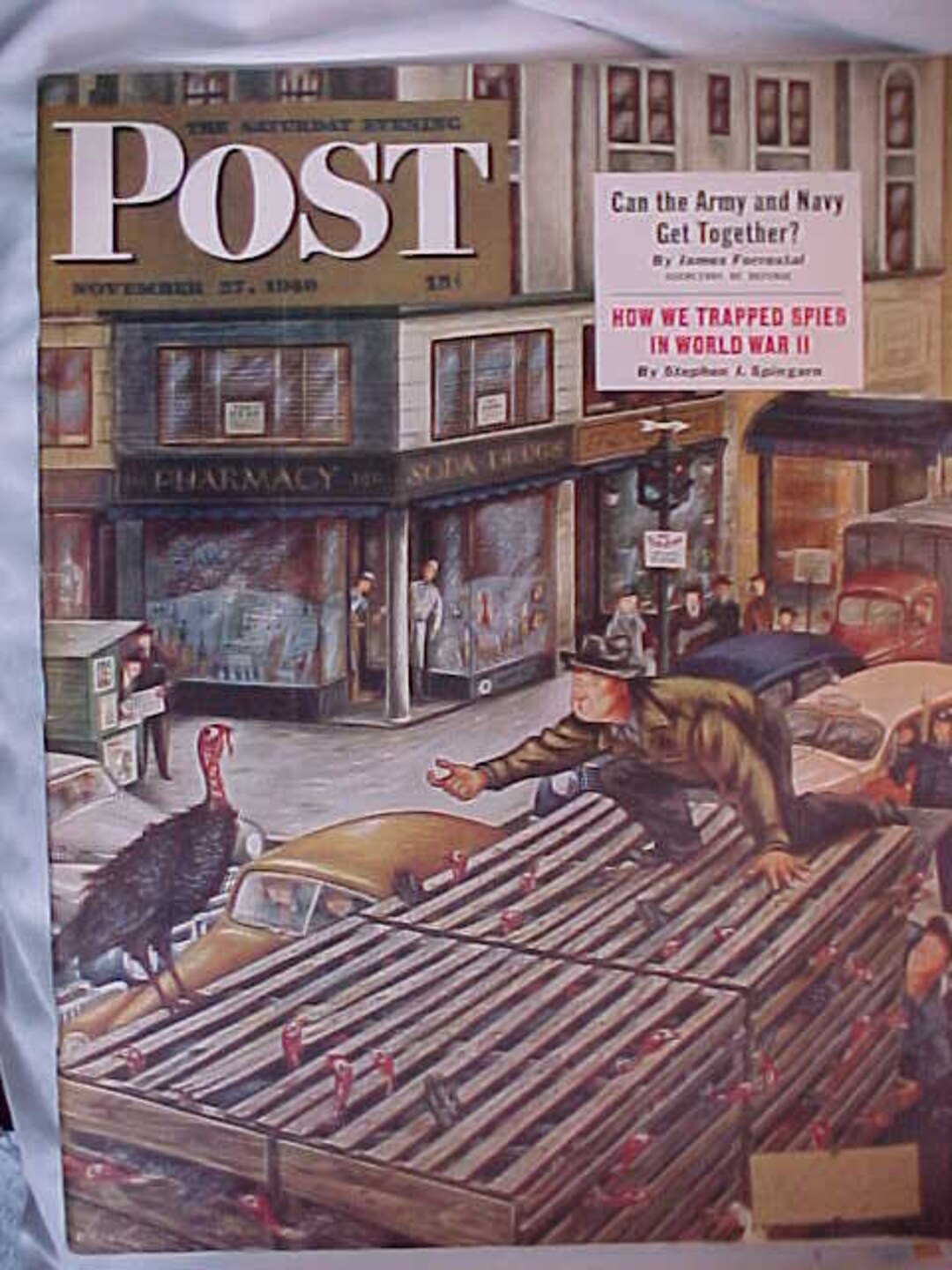 November 27, 1948 Saturday Evening Post Magazine Cover Art by ...