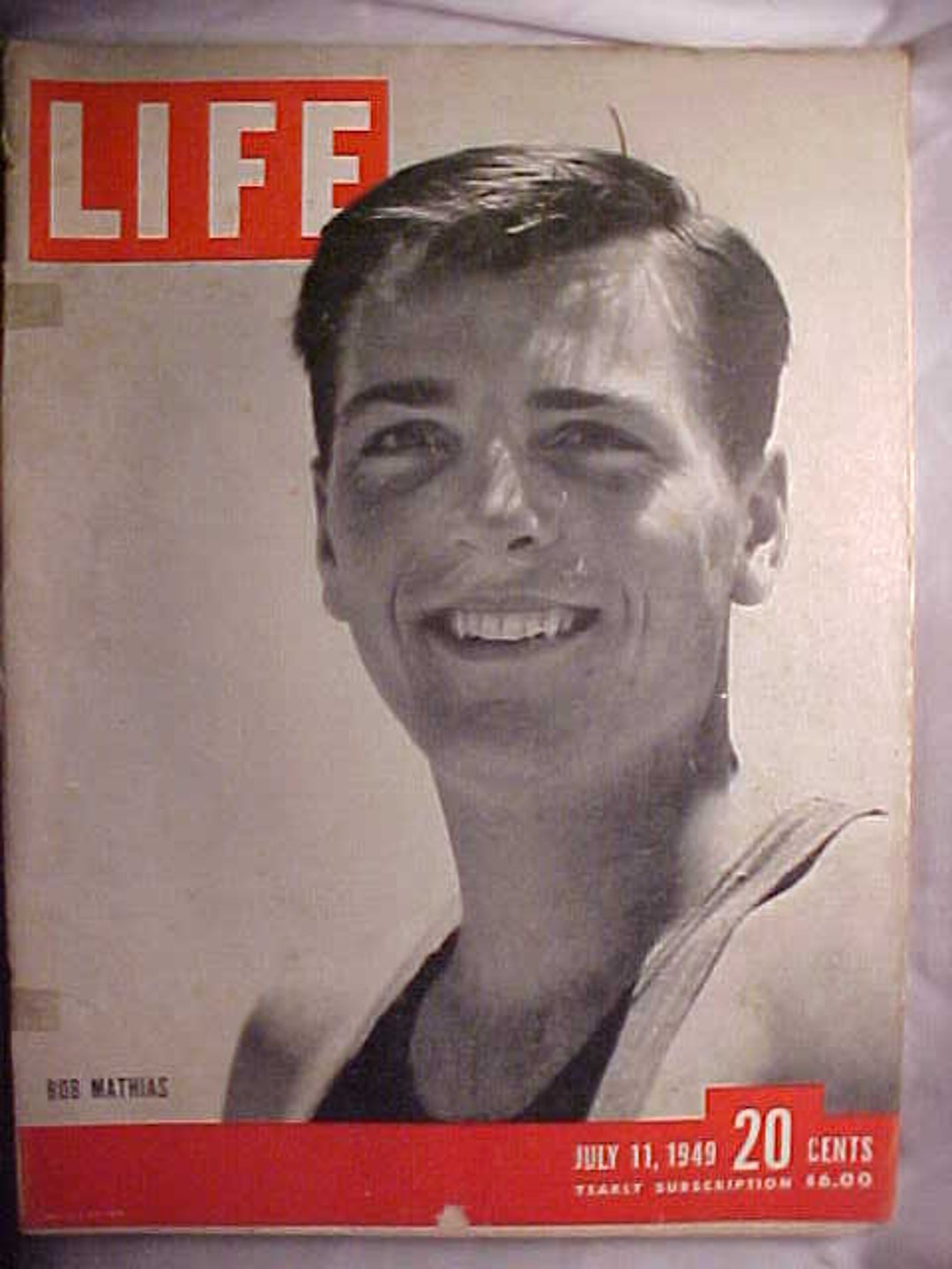 July 11, 1949 LIFE Magazine With Bob Mathias on the Cover Has 116 Pages ...