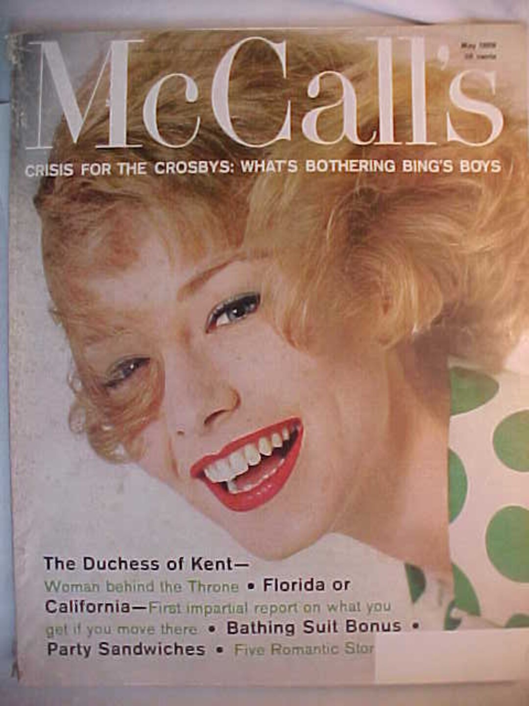 May 1959 Mccall's Magazine With the Cover Art by Allen - Etsy