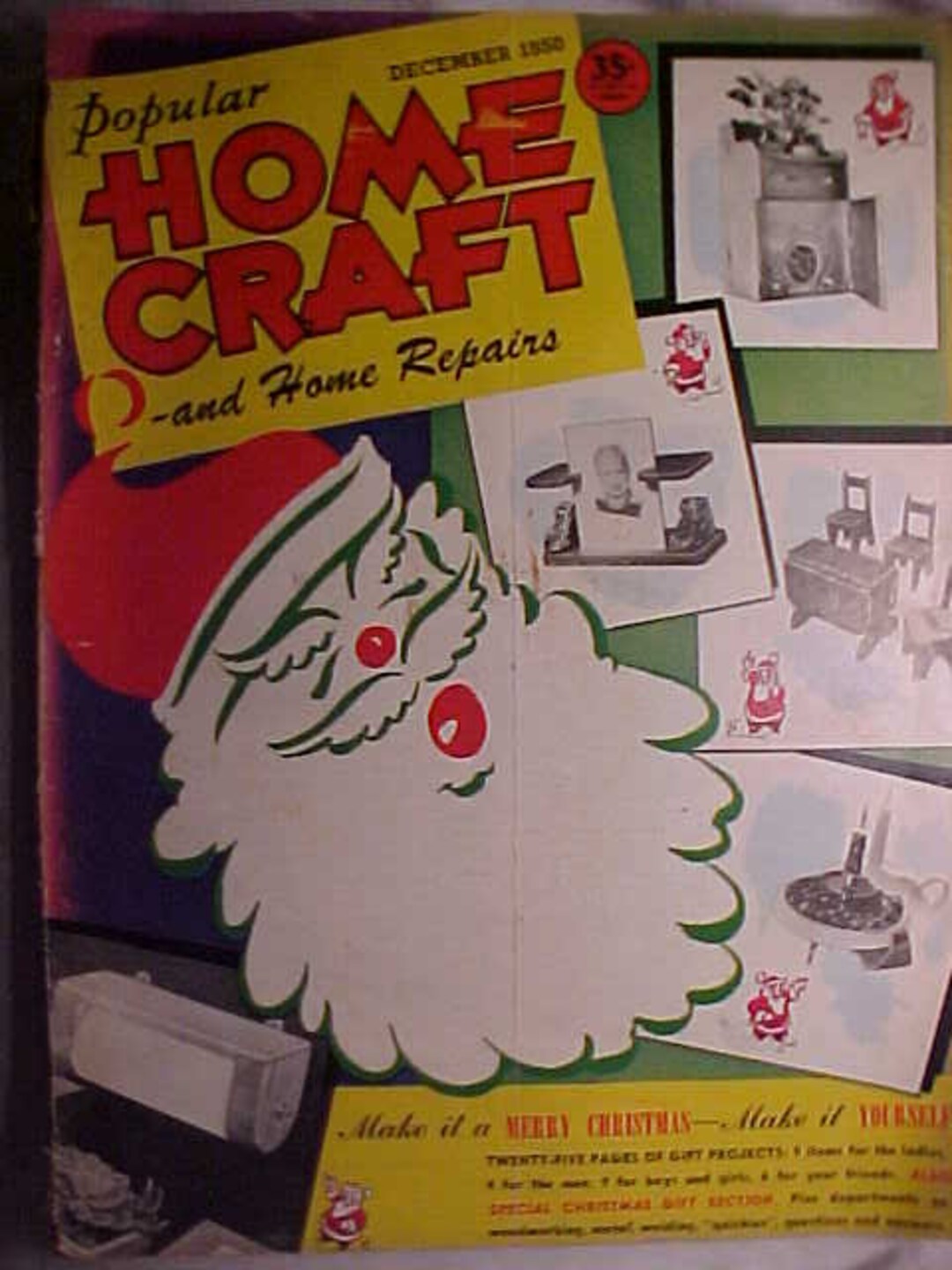 November December 1950 Popular Home Craft Magazine, Has 64 Pages of Ads ...