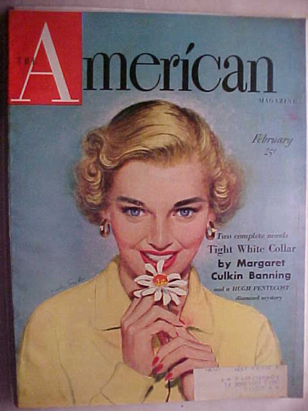 February 1949 the American Magazine Has 160 Pages of Ads & Articles ...