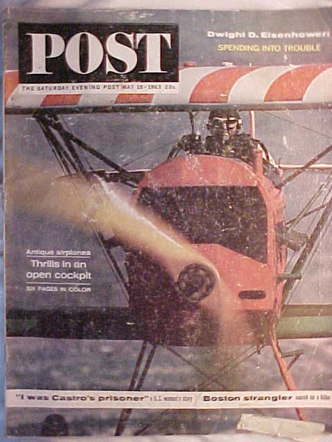 May 18, 1963 Saturday Evening Post Magazine With Jim Bissel on the ...