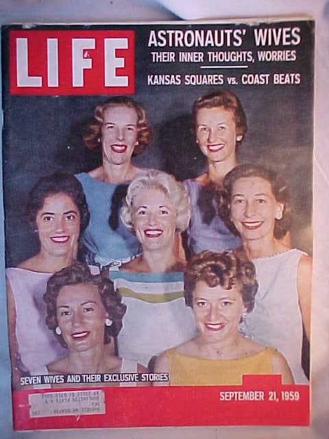 Life Magazine Mercury Astronauts Wives
