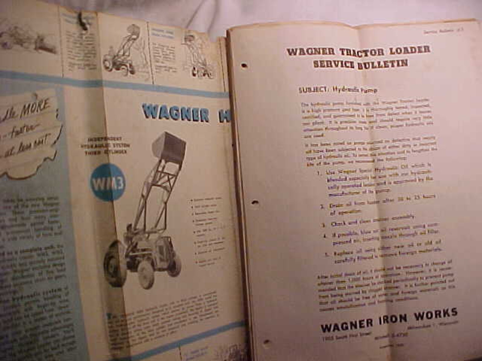 C1940s Wagner Tractor Loaders and Attachments for Ferguson - Etsy