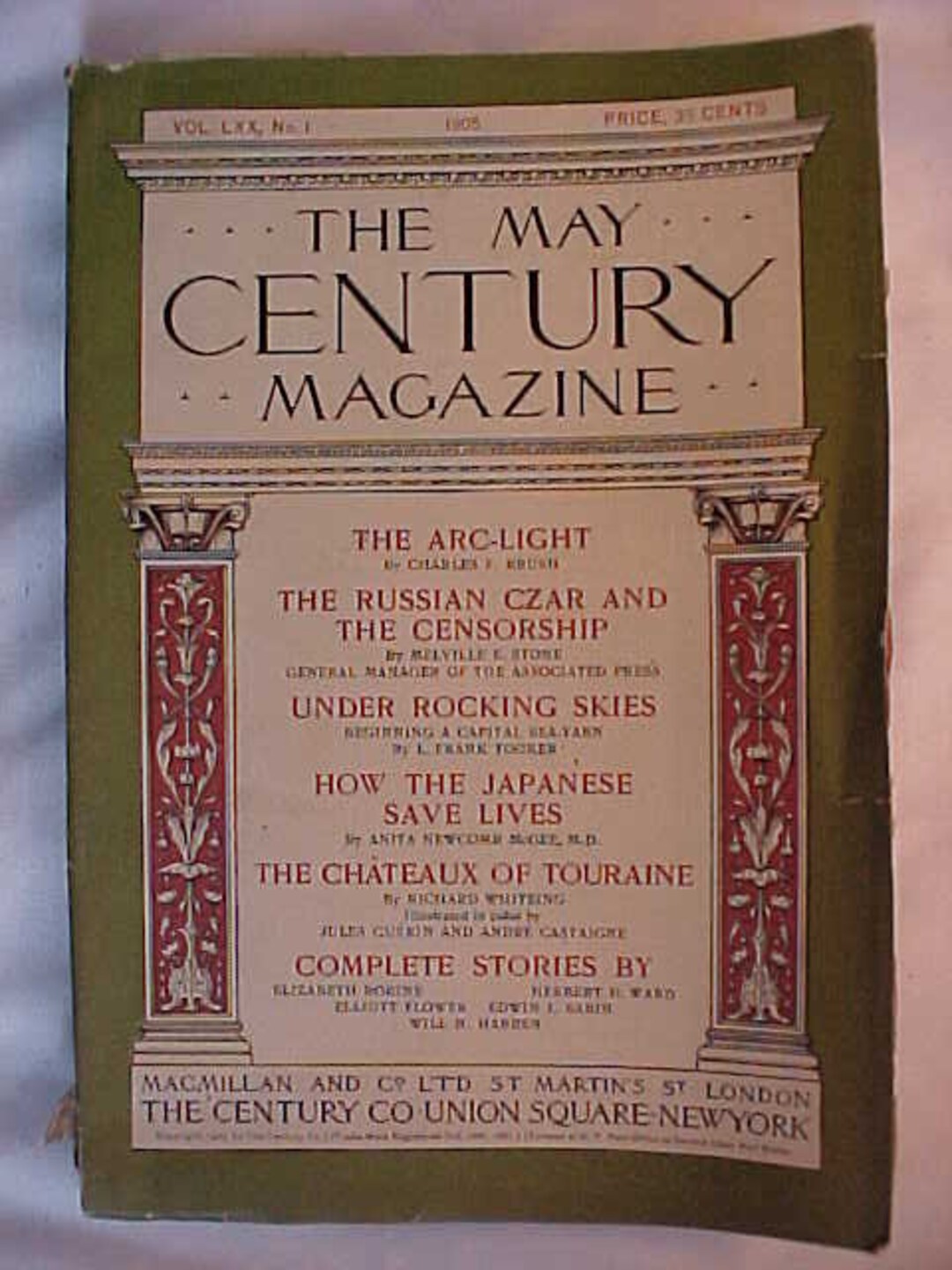 May 1905 the Century Magazine Has Over 150 Pages of Ads and Articles ...