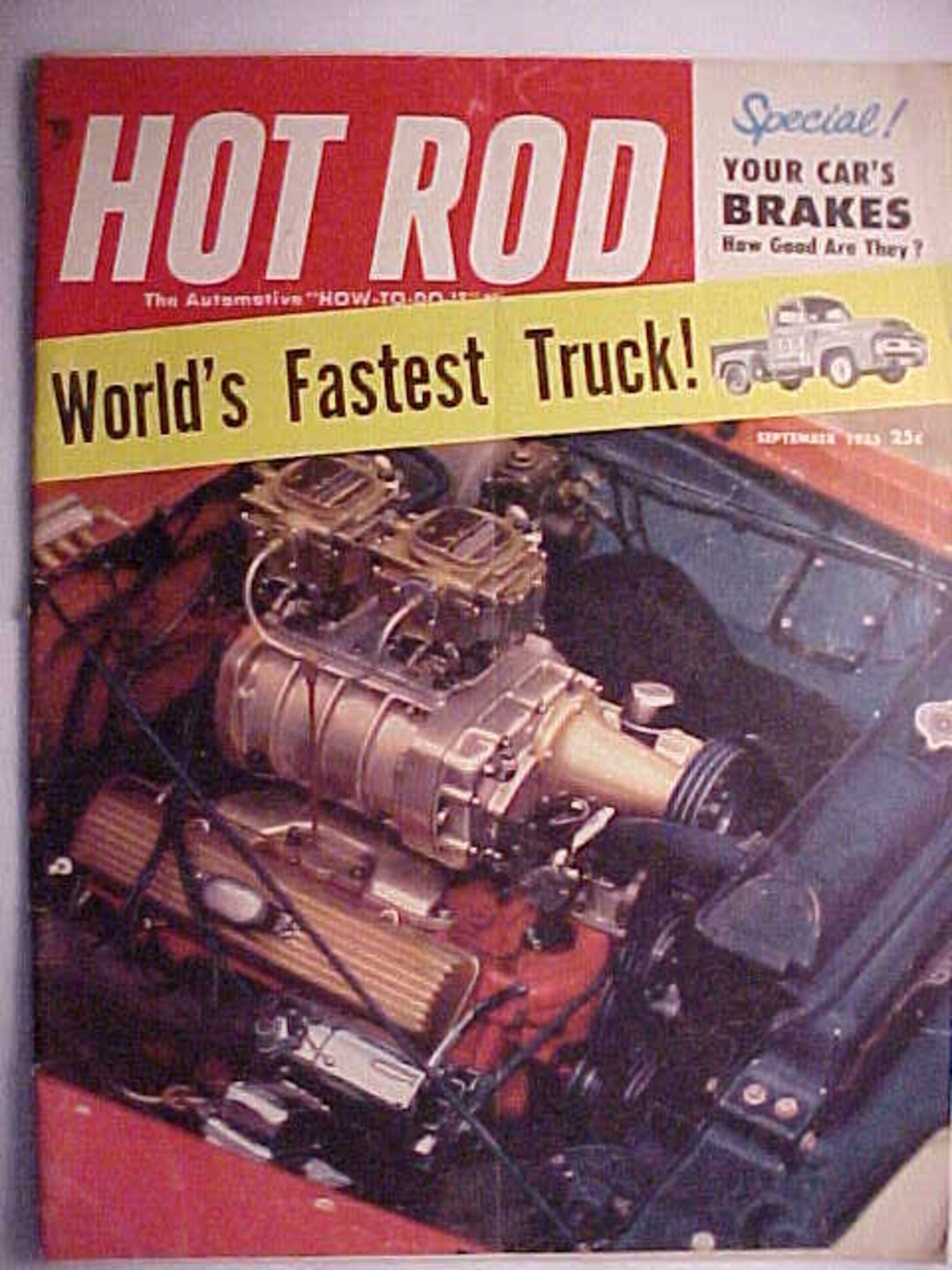 September 1955 Hot Rod Magazine Has 66 Pages of Ads and Articles ...