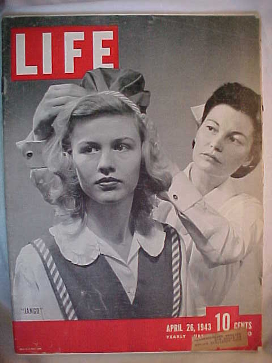 April 26, 1943 LIFE Magazine With Jango Helen Almy on the Cover Has 88 ...
