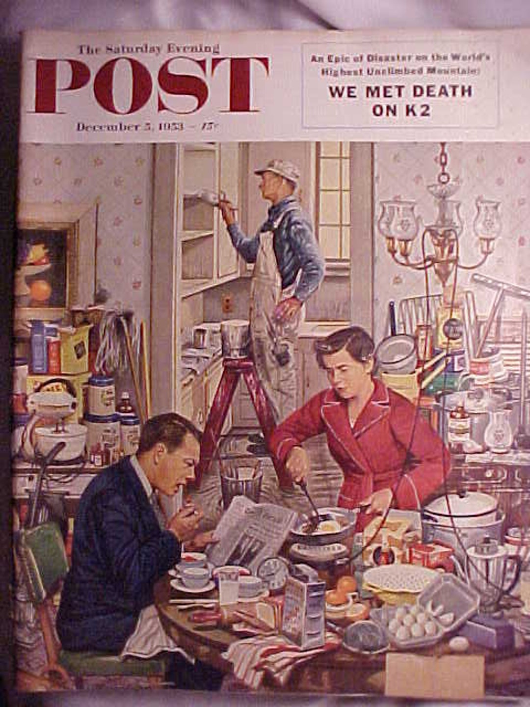December 5, 1953 Saturday Evening Post Magazine Cover Art by Stevan ...