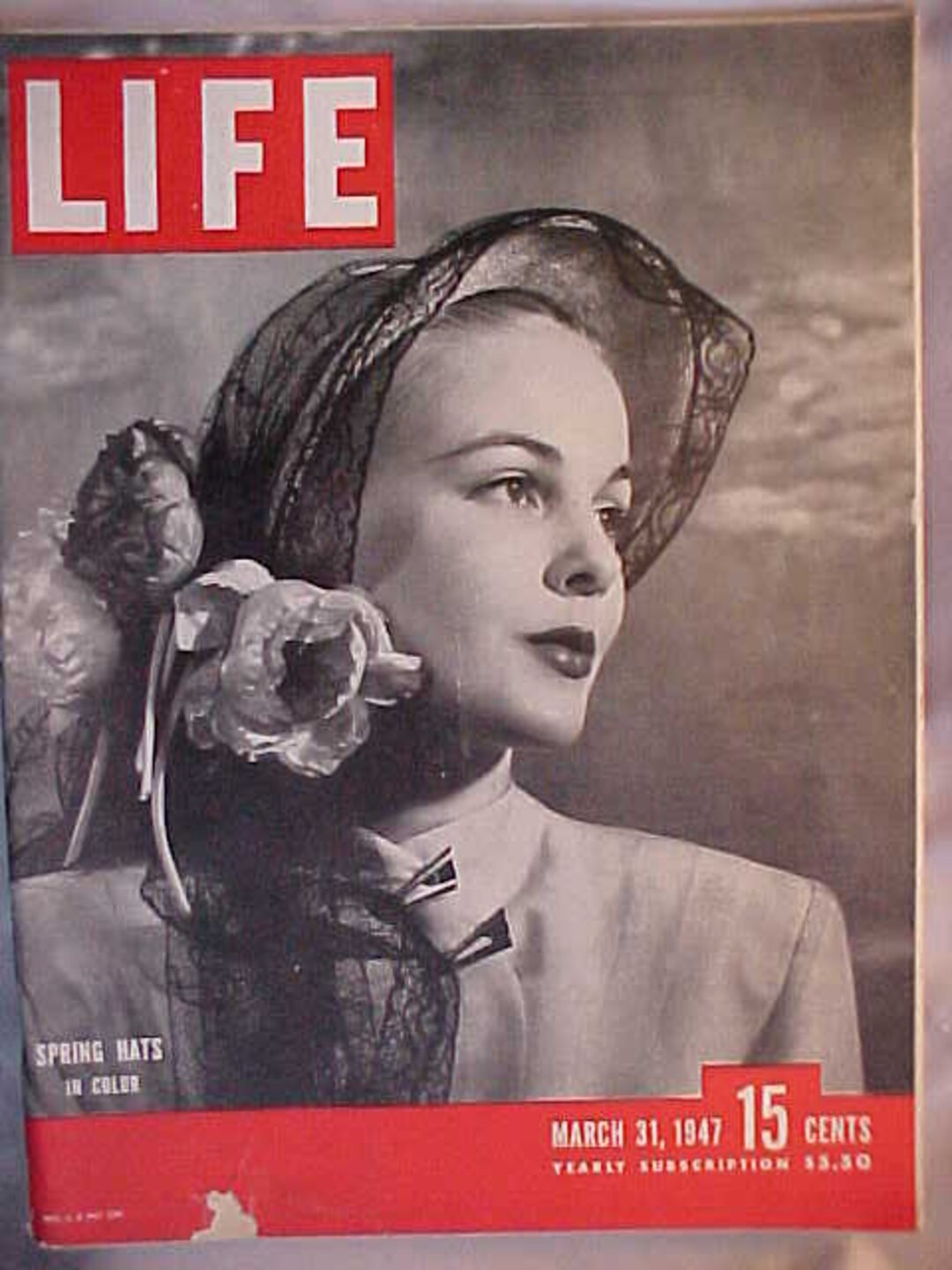 March 31, 1947 LIFE Magazine Madelon Mason on the Cover Has 140 Pages ...