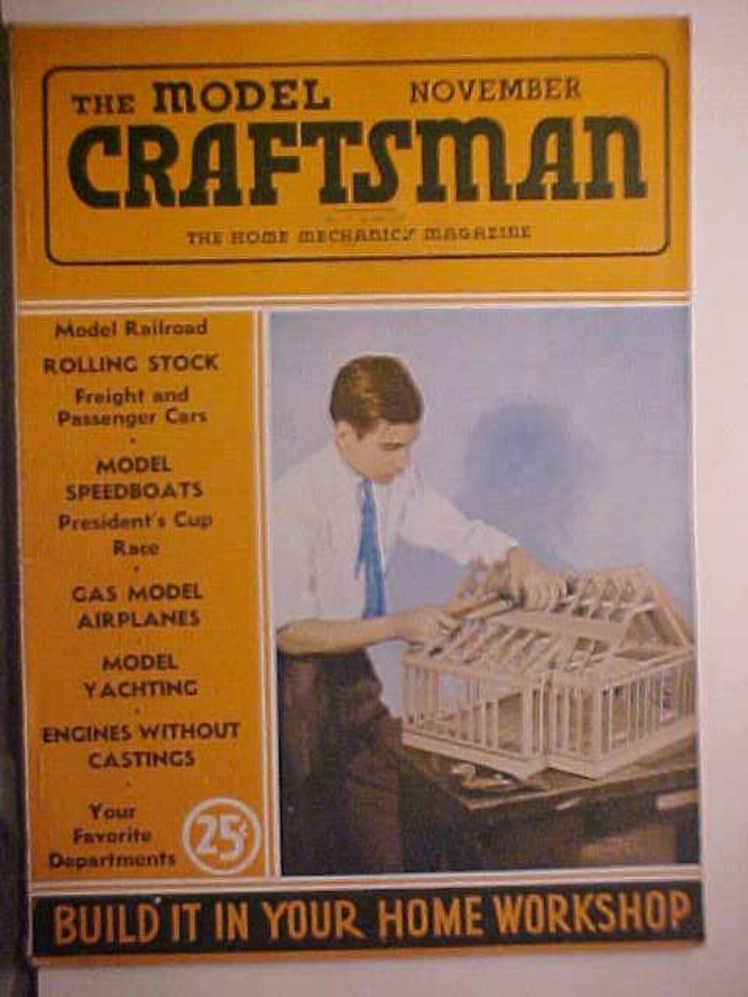 November 1936 the Model Craftsman Magazine, Has 64 Pages of Ads and ...