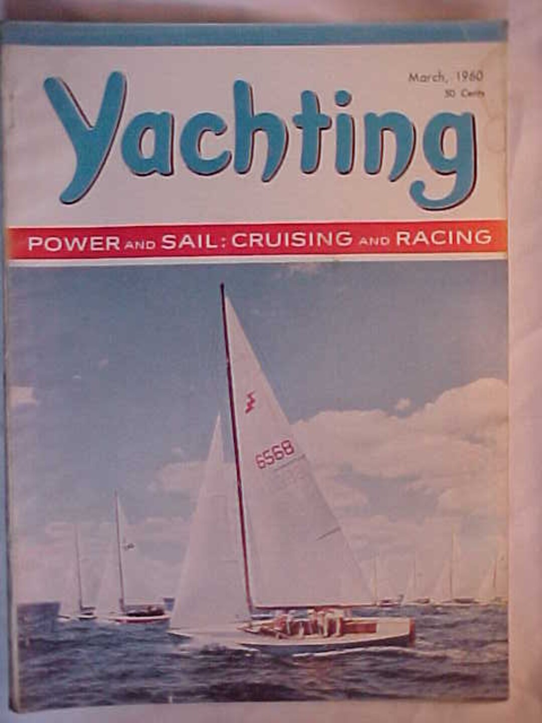 March 1960 Yachting Sail and Power Boating Magazine With Nice Cover Art ...