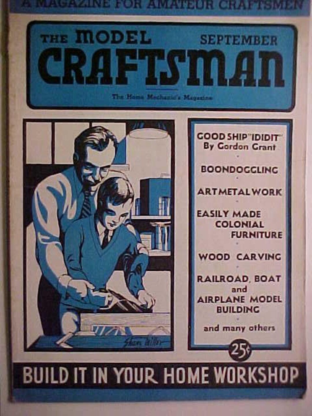 September 1935 the Model Craftsman Magazine, Has 64 Pages of Ads and ...