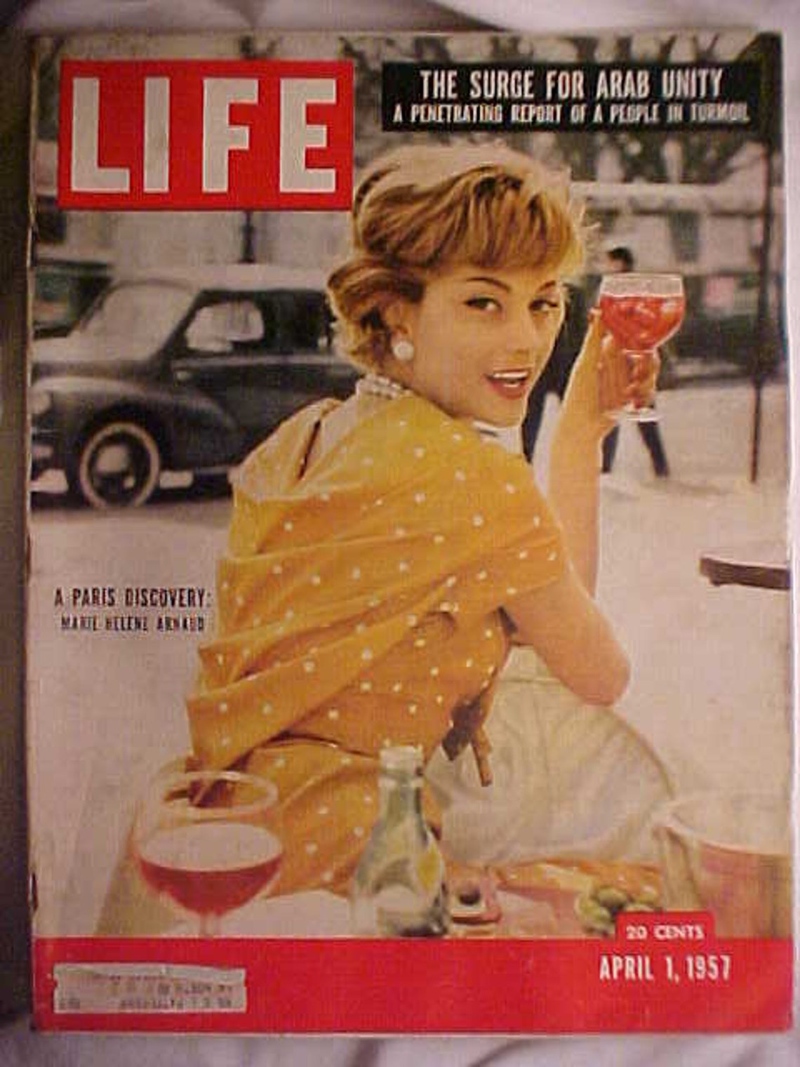 April 1 1957 LIFE Magazine With Marie Helene Arnaud on the - Etsy