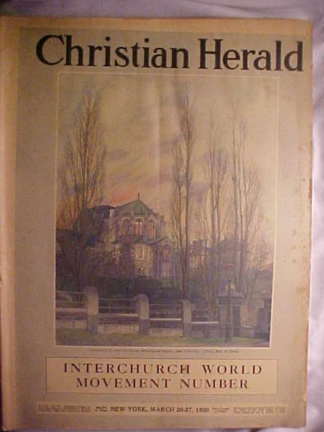 March 20-27,1920 Christian Herald a Weekly Illustrated Magazine for the ...