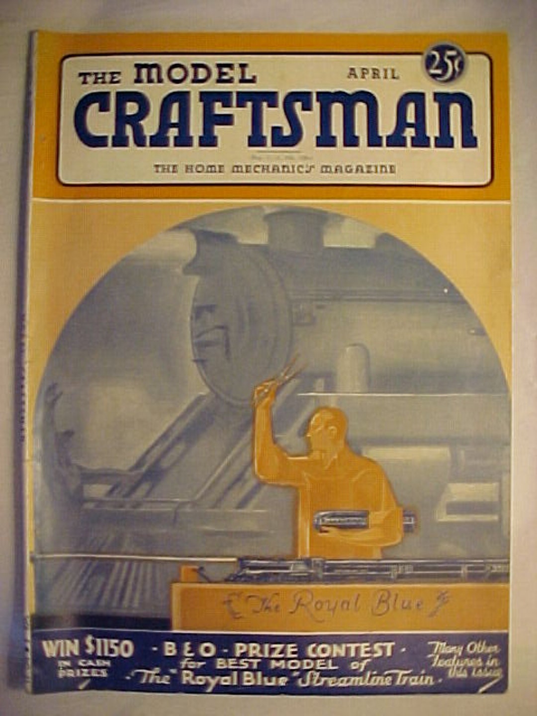 April 1936 the Model Craftsman Magazine , Has 64 Pages of Ads and ...