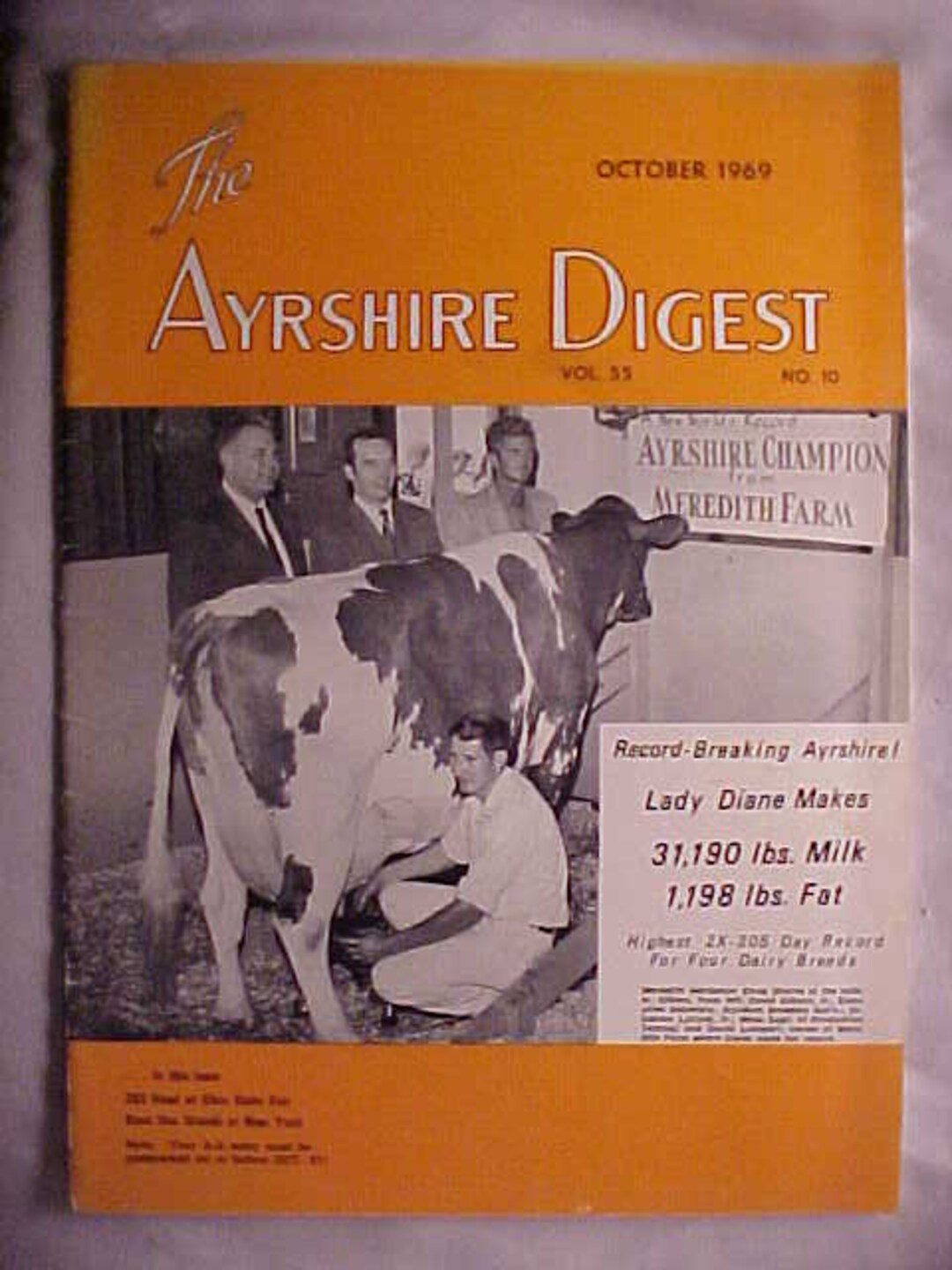 October 1969 the Ayrshire Digest Magazine the Ayrshire Breeders ...