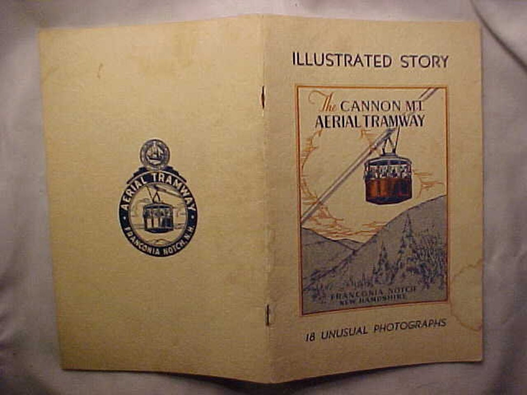 1939 the Cannon MT Aerial Tramway Franconia Notch, New Hampshire ...