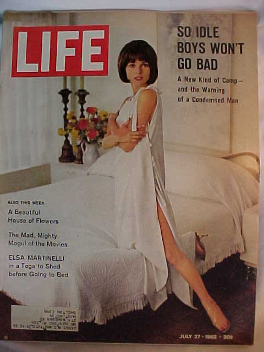 July 27, 1962 LIFE Magazine With Elsa Martinelli on the Cover Has 92 ...