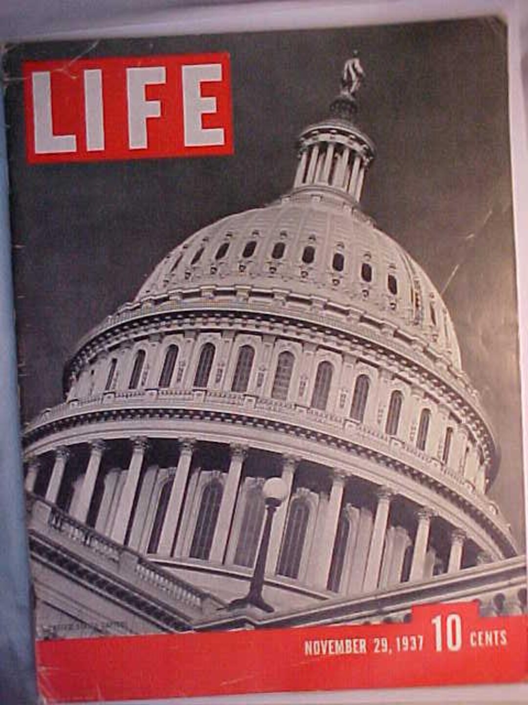 November 29, 1937 LIFE Magazine With United States Capitol Building on ...