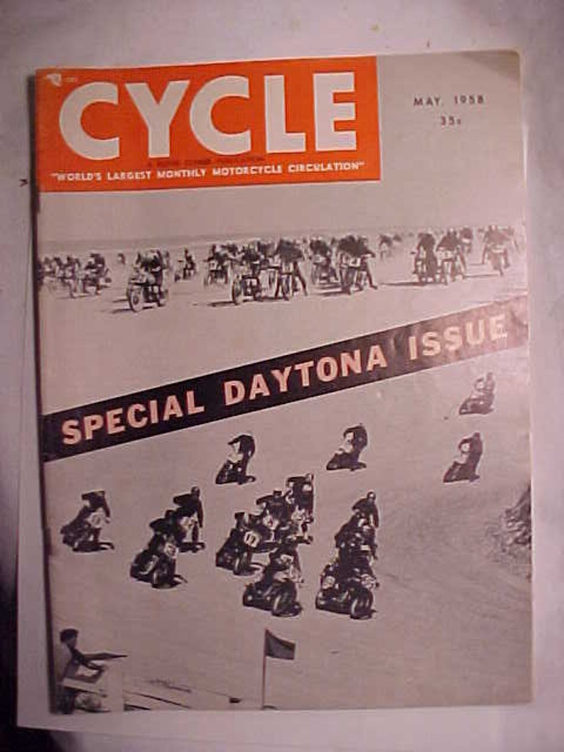 May 1958 CYCLE Motorcycle Magazine With Special Daytona Issue - Etsy