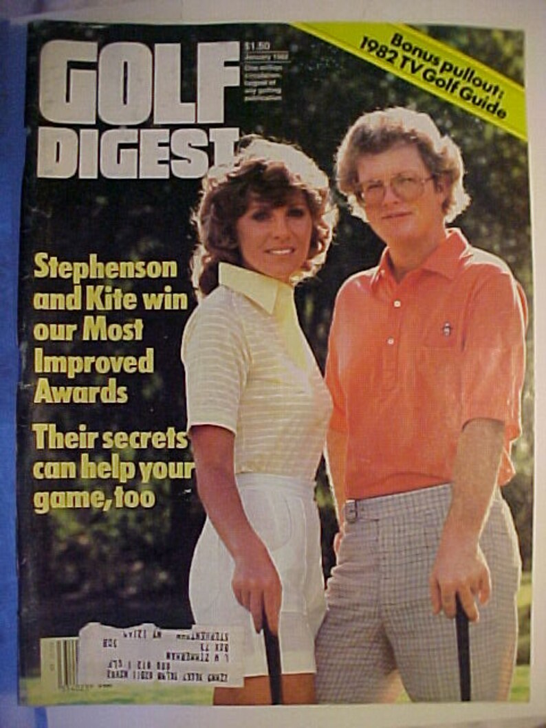 January 1982 GOLF Digest Golf Magazine, With Tom Kite and Jan ...