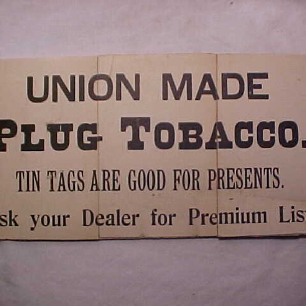 Tobacco Tags - Etsy
