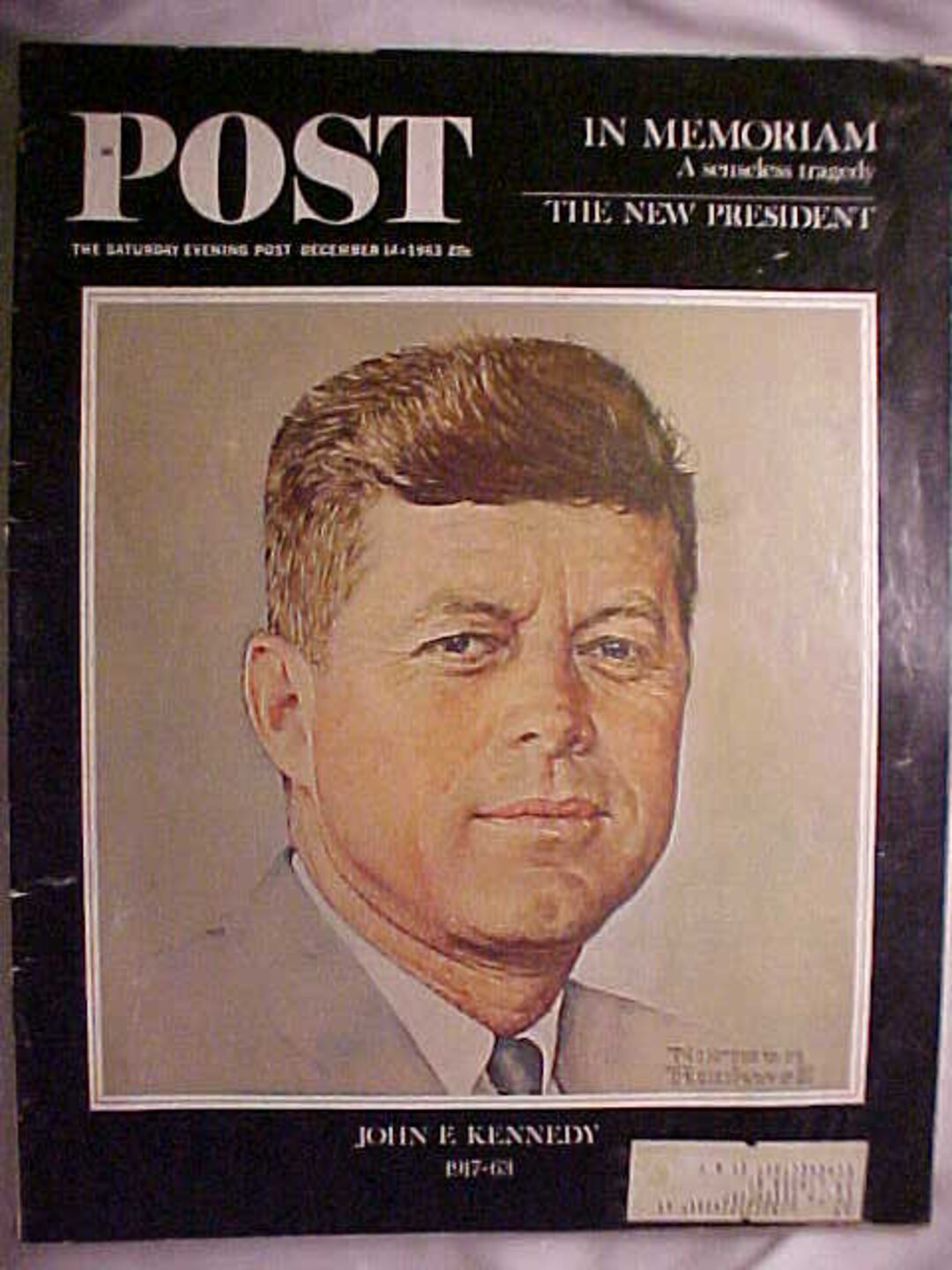 December 14, 1963 Saturday Evening Post Magazine With John F. Kennedy ...