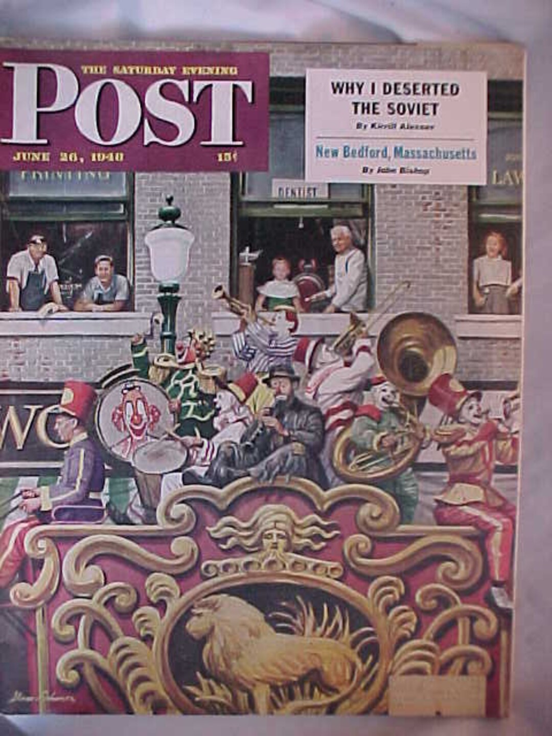 June 26, 1948 Saturday Evening Post Magazine Cover Art by Stevan ...