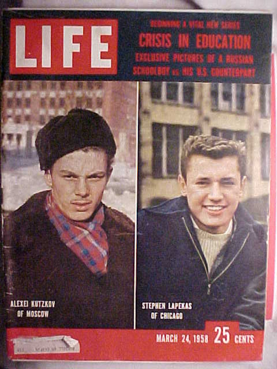 March 24, 1958 LIFE Magazine With Alexei Kutzkov & Stephen Lapekas on ...