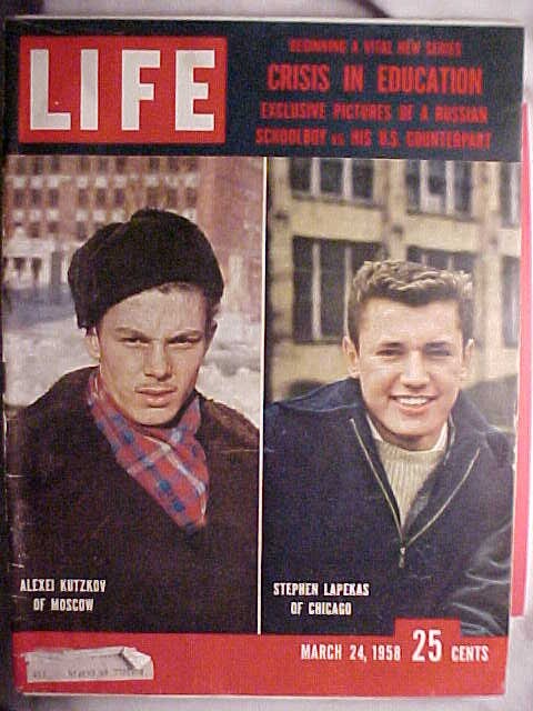March 24, 1958 LIFE Magazine With Alexei Kutzkov & Stephen Lapekas on ...